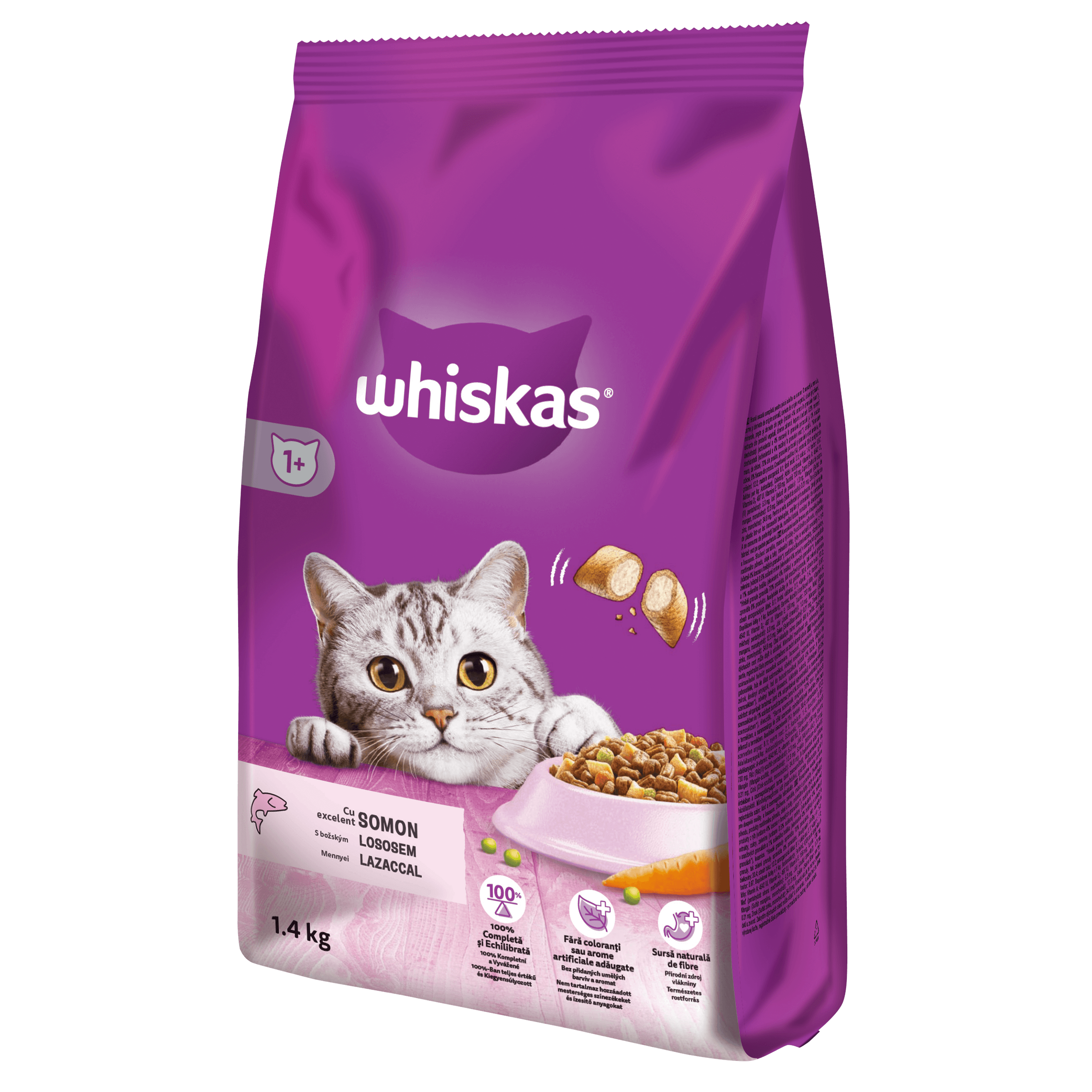 Whiskas granule Sterile s lososem 1,4 kg